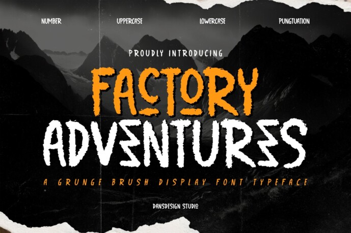 Factory Adventures Font - Free Font