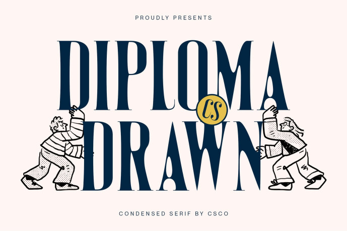 Diploma Drawn Font - Free Font