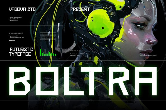 Boltra Futuristic Font - Free Font