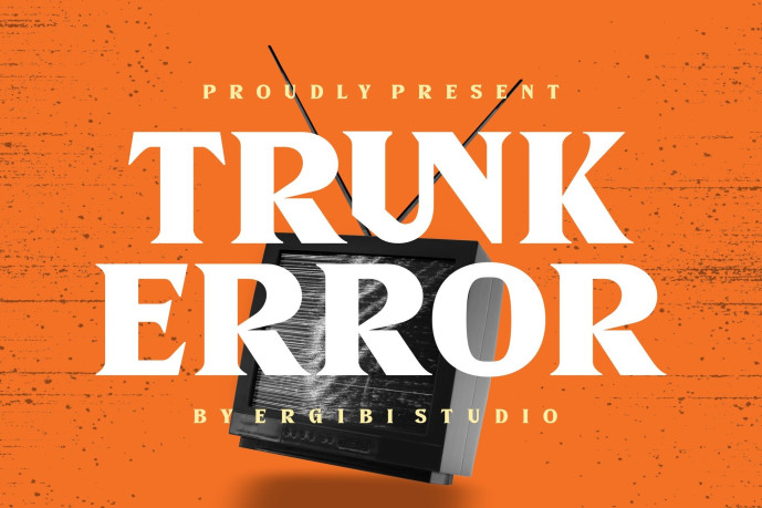 Trunk Error Font - Free Font