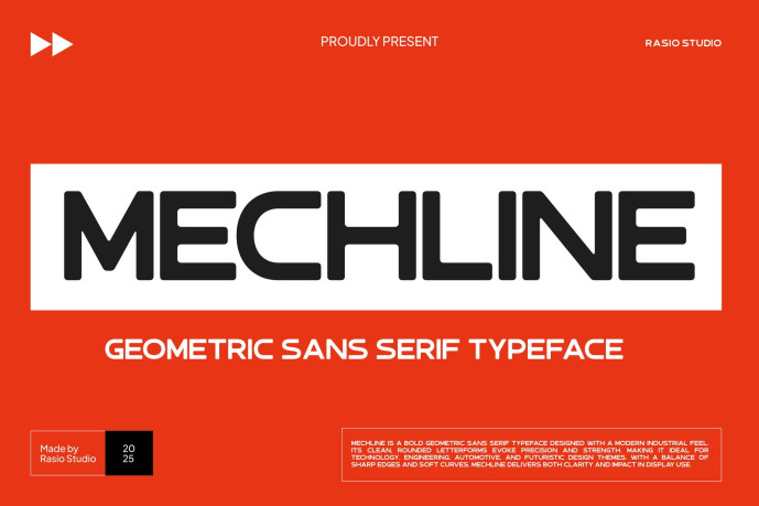 Mechline Font - Free Font