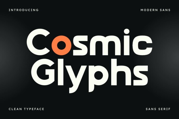 Cosmic Glyphs Font - Free Font