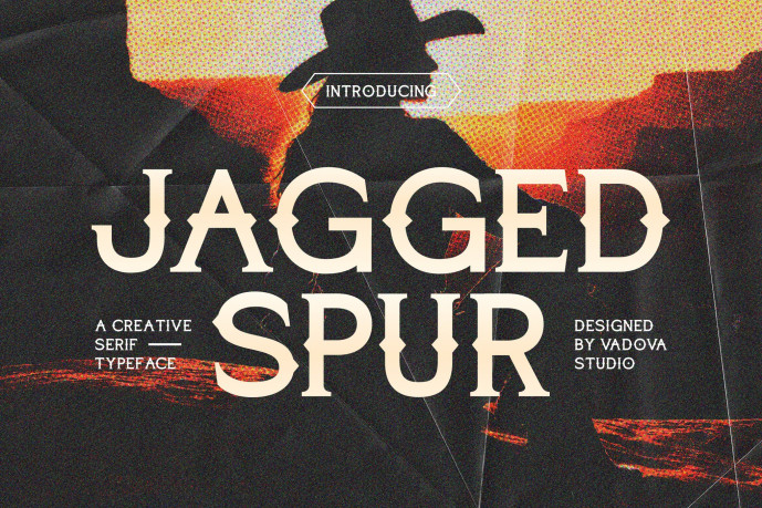 Jagged Spur Creative Serif - Free Font