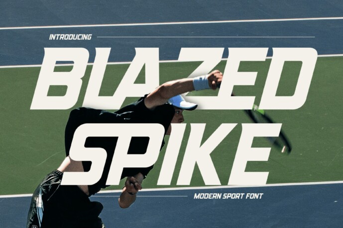 Blazed Spike Font - Free Font