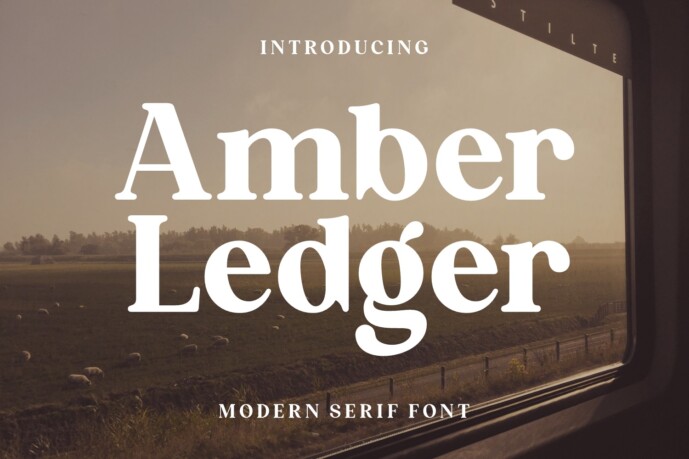 Amber Ledger Font - Free Font