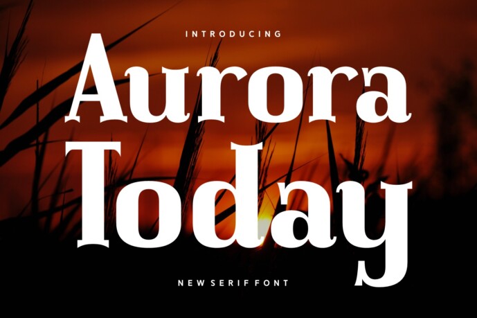 Aurora Today Font - Free Font