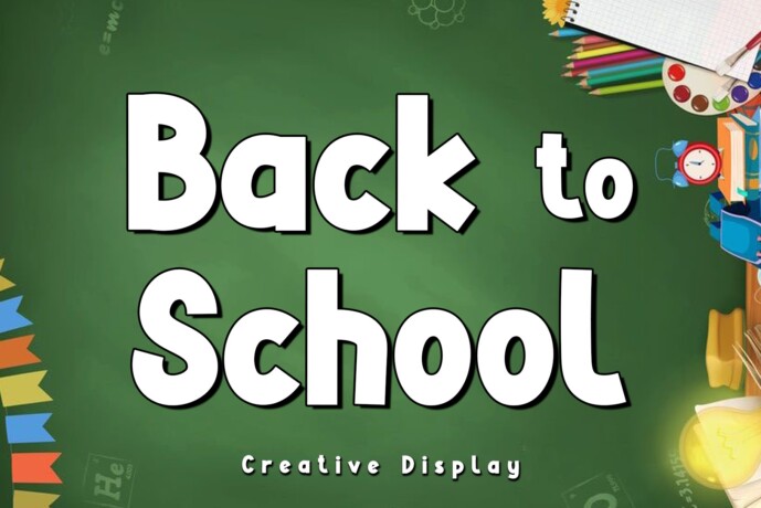 Back to School Font - Free Font