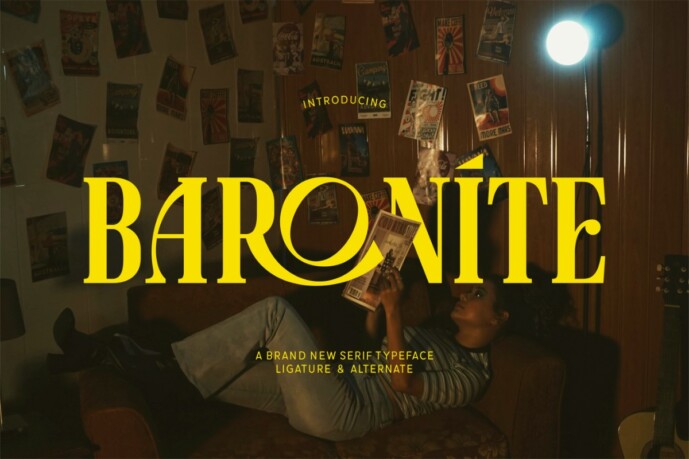 Baronite Font - Free Font