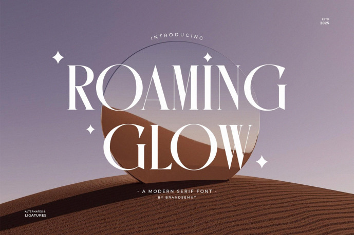 Roaming Glow Font - Free Font