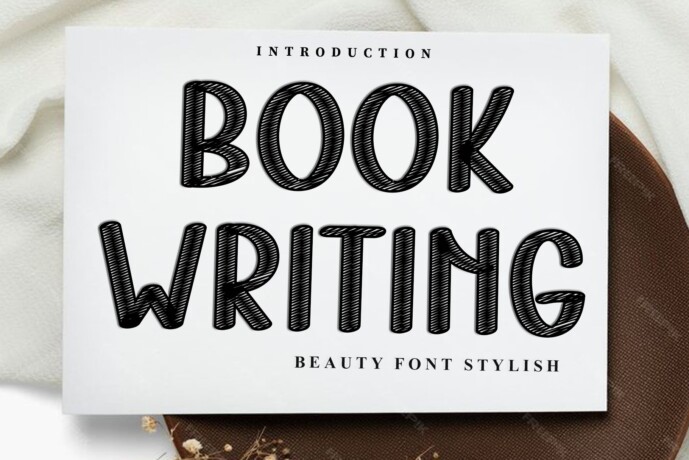 Book Writing Font - Free Font