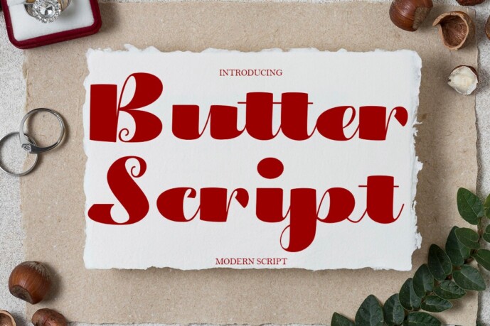 Butter Script Font - Free Font