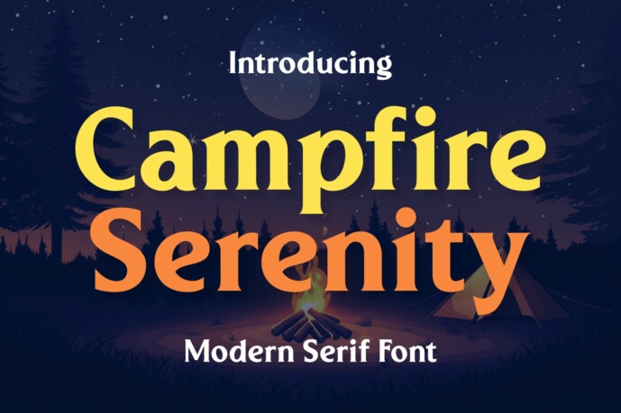 Campfire Serenity Font - Free Font