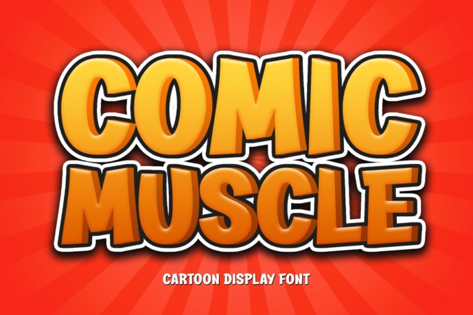 Comic Muscle Font - Free Font