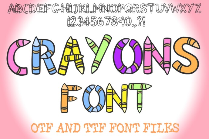 Crayons Font - Free Font