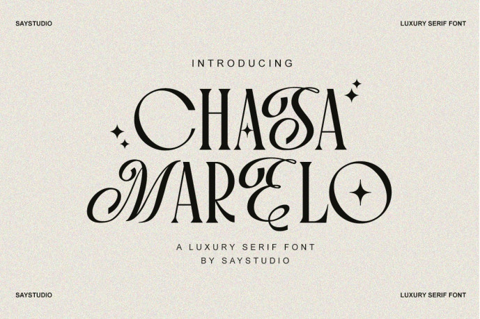 Chasa Marelo Font - Free Font