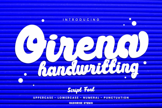 Oirena Script Font - Free Font
