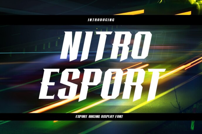 Nitro Esport Font - Free Font