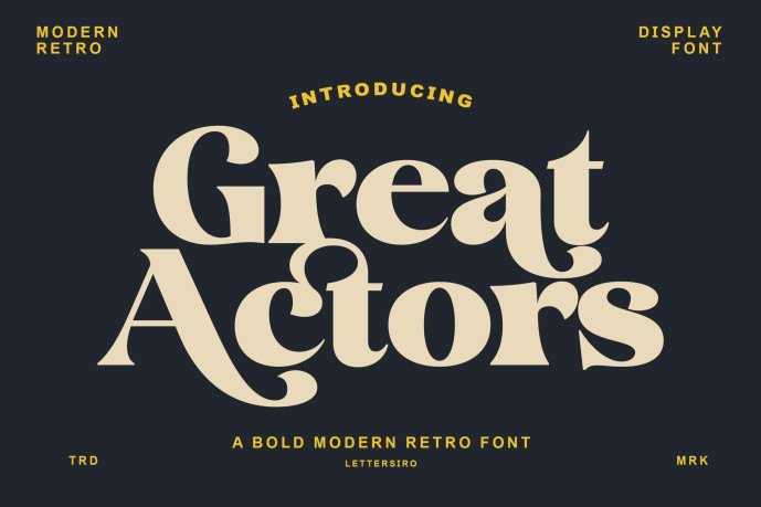 Great Actors Font - Free Font