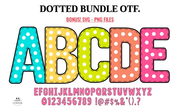 Dotted Bundle Font - Free Font