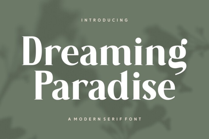Dreaming Paradise Font - Free Font