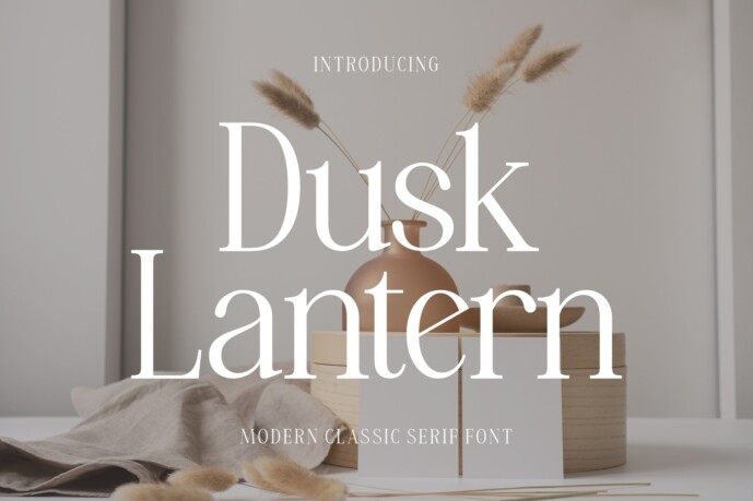 Dusk Lantern Font - Free Font