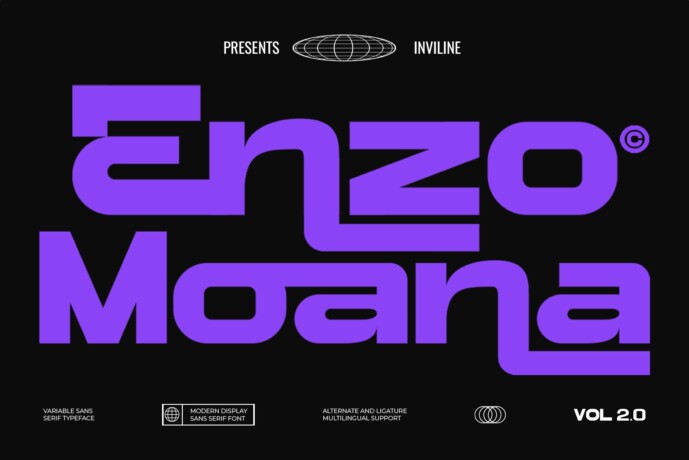 Enzo Moana Font - Free Font