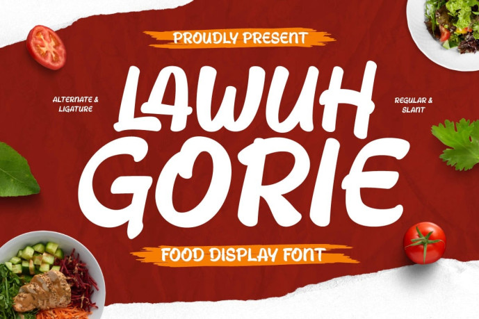 Lawuh Gorie Font - Free Font