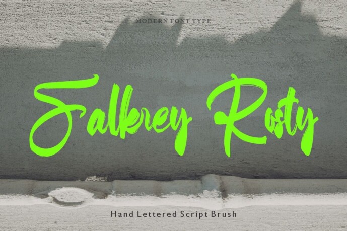 Falkrey Rosty Font - Free Font