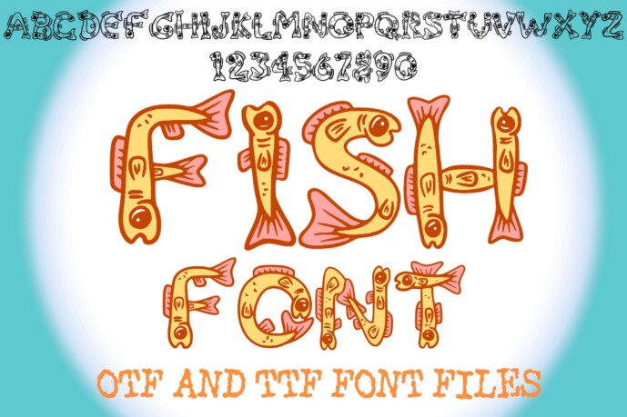 Fish Font - Free Font