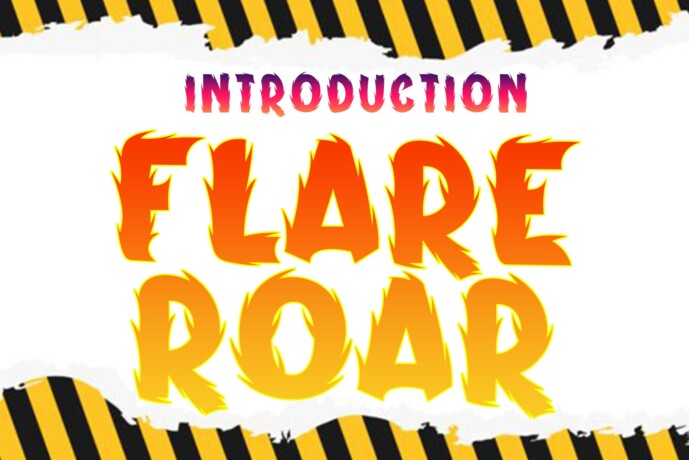 Flare Roar Font - Free Font