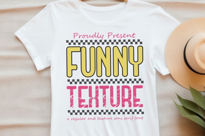 Funny Texture Font - Free Font