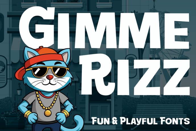 Gimme Rizz Font - Free Font