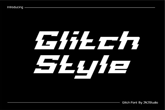 Glitch Style Font - Free Font