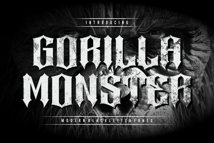 Gorilla Monster Font - Free Font
