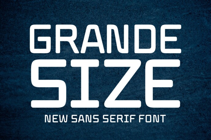 Grande Size Font - Free Font