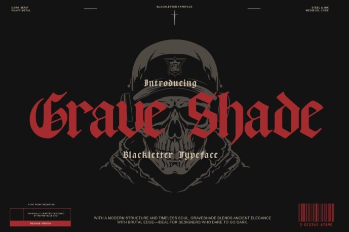 Grave Shade Font - Free Font