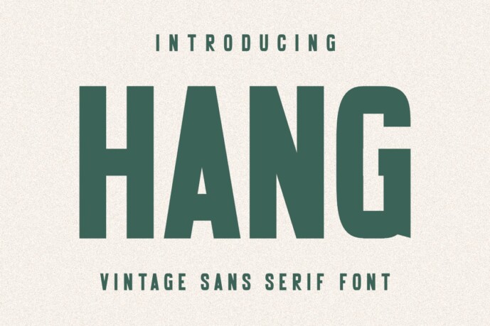 Hang Font - Free Font