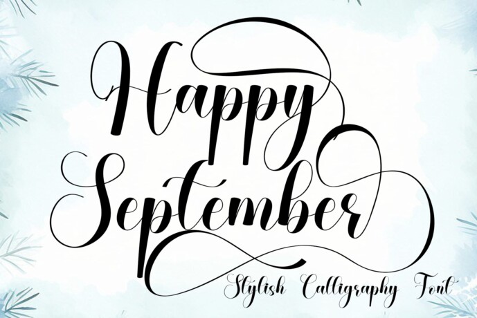 Happy September Font - Free Font