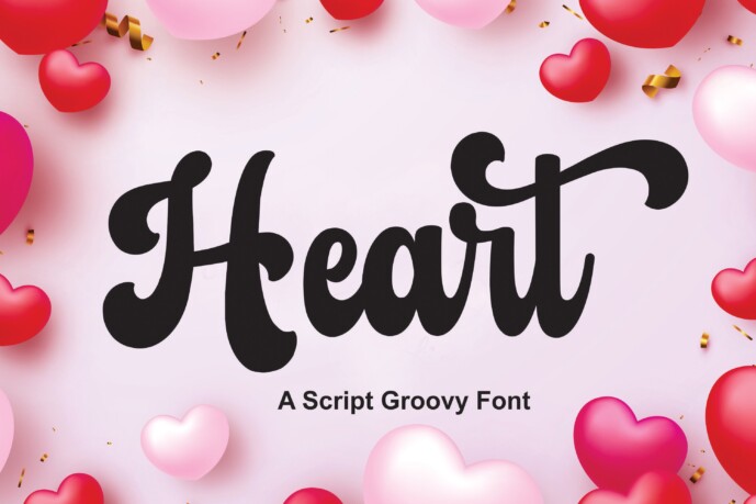 Heart Font - Free Font