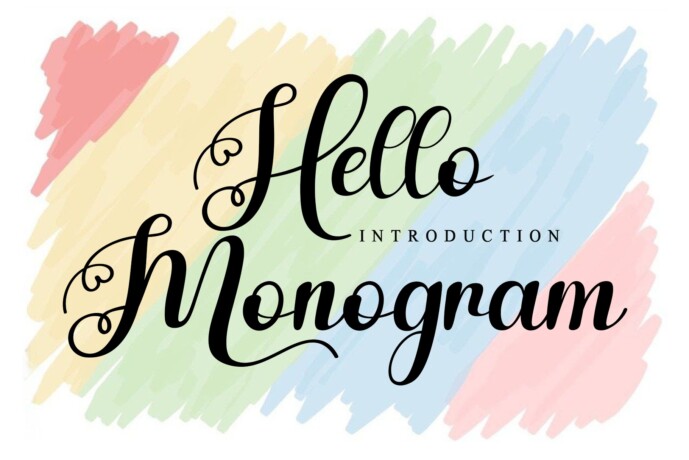 Hello Monogram Font - Free Font
