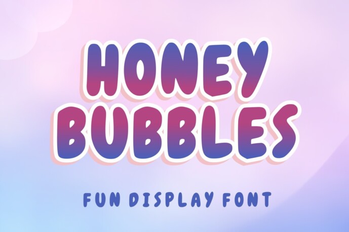 Honey Bubbles Font - Free Font