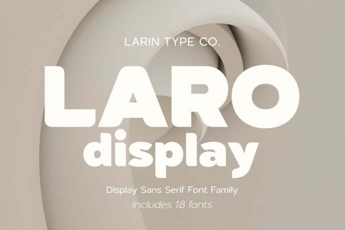 Laro Display Font - Free Font
