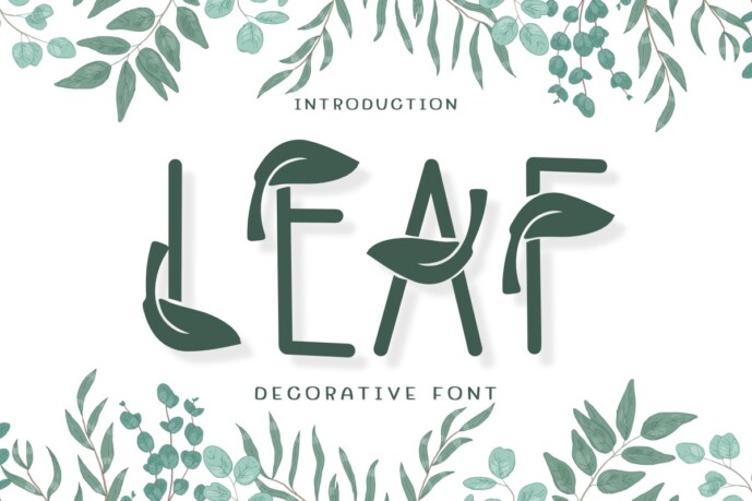 Leaf Font - Free Font