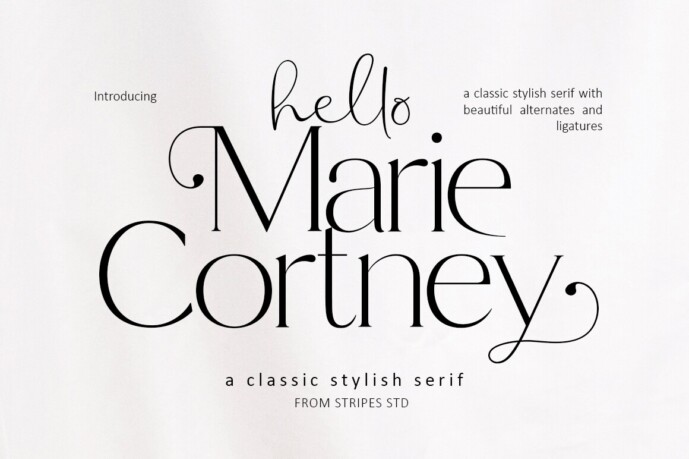 Marie Cortney Font - Free Font