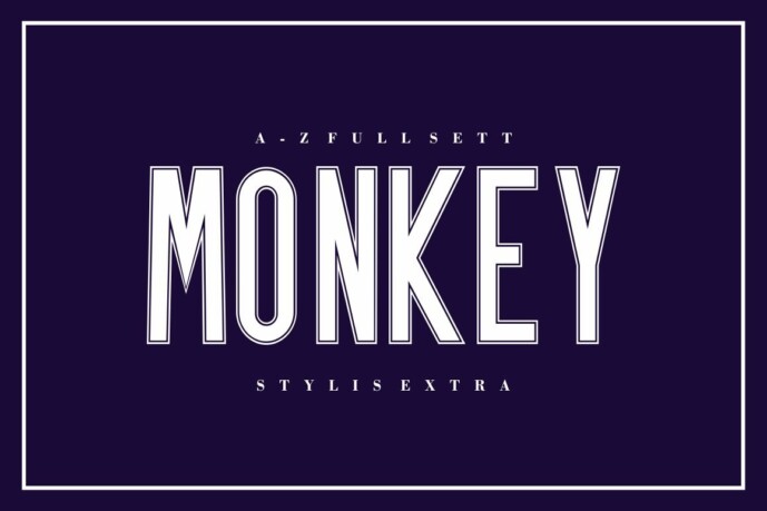 Monkey Font - Free Font