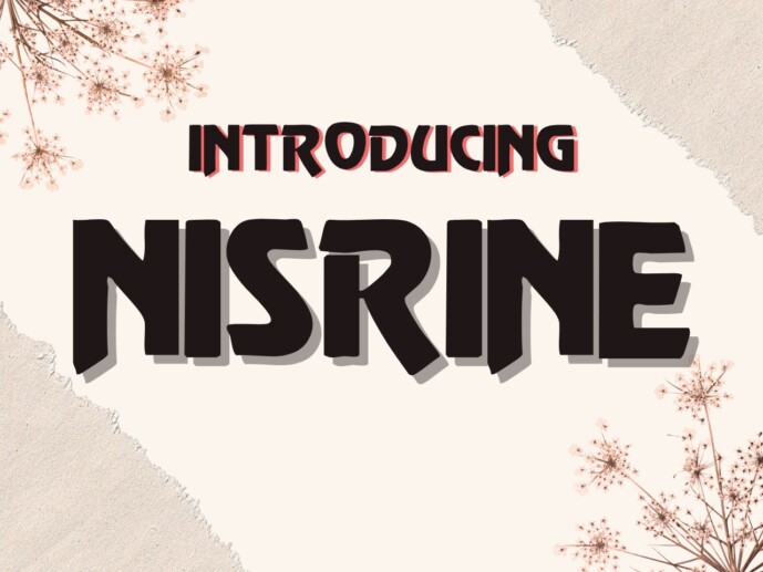 Nisrine Font - Free Font
