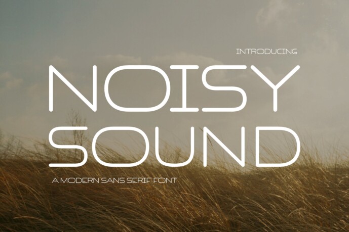 Noisy Sound Font - Free Font