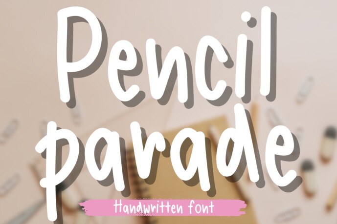 Pencil Parade Font - Free Font