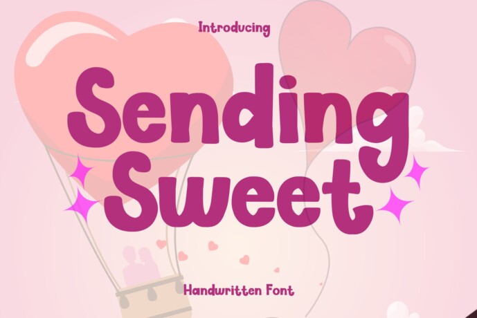 Sending Sweet Font - Free Font
