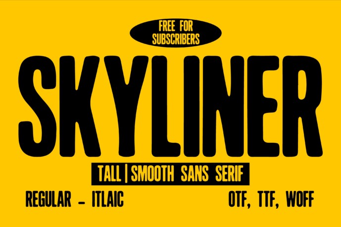 Skyliner Font - Free Font